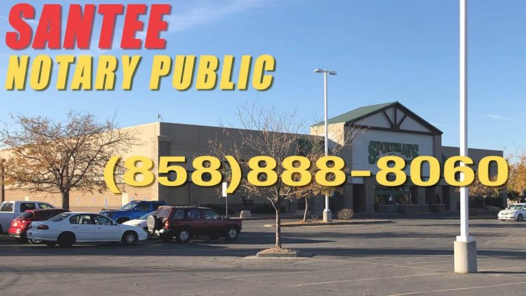 Santee Mobile Notary and Apostille Services